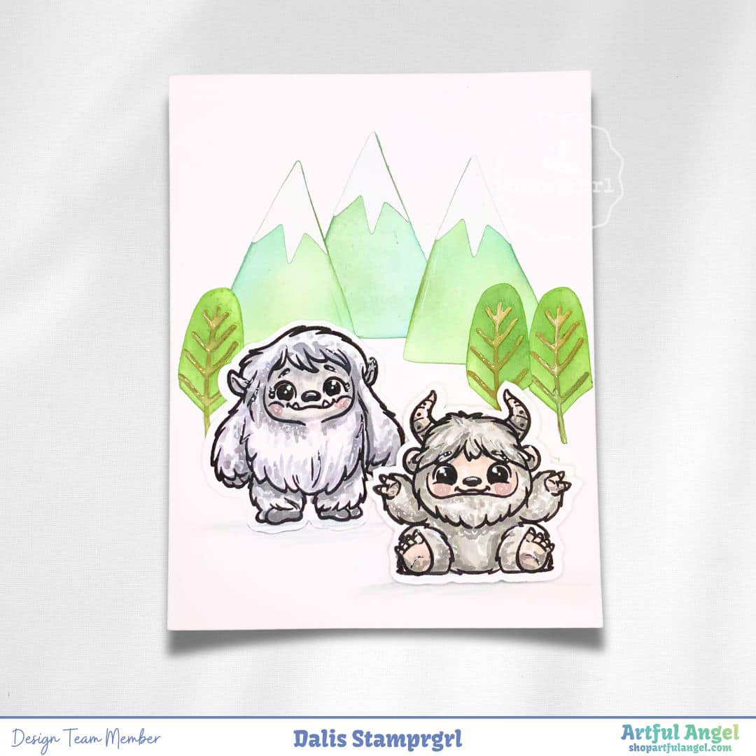 Artful Angel Footprints