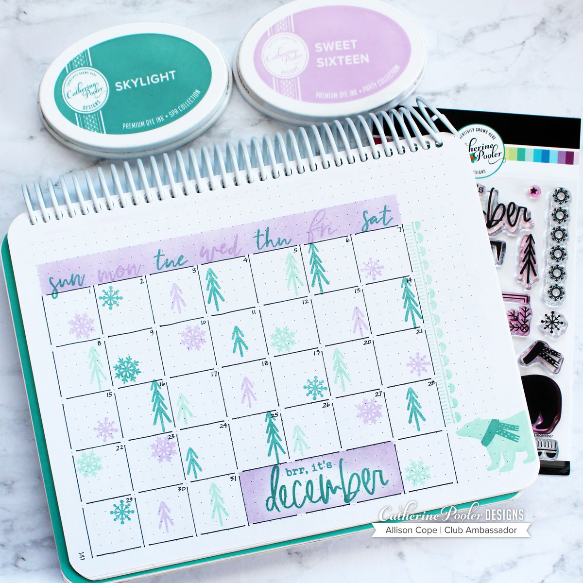 Full Calendar Stencil – Artful Angel